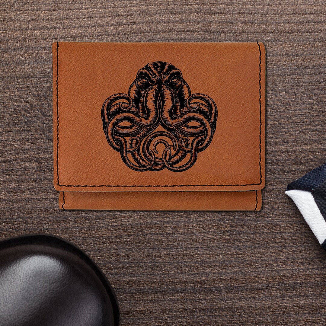 DND Gifts Cthulhu Monster Trifold Wallet is a Stocking Stuffer - Etsy