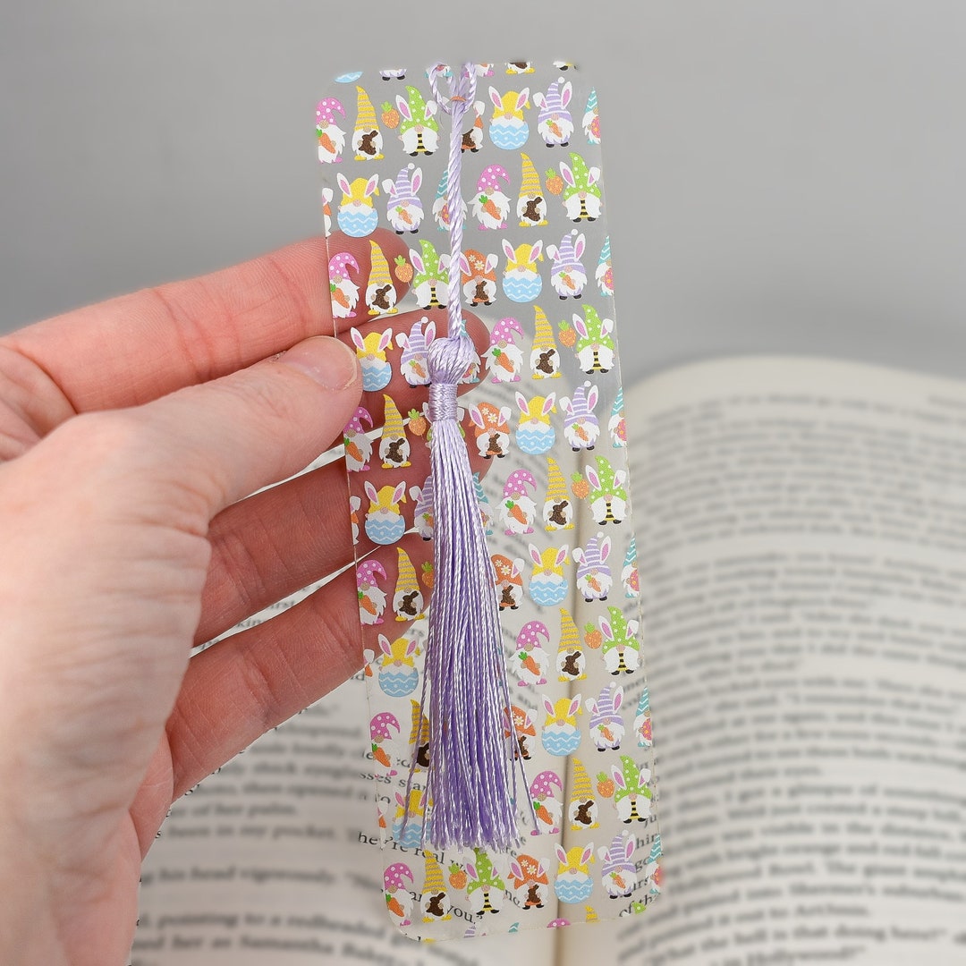 Easter Gnomes Bookmark With Tassel is Used for Easter Gifts Basket or ...