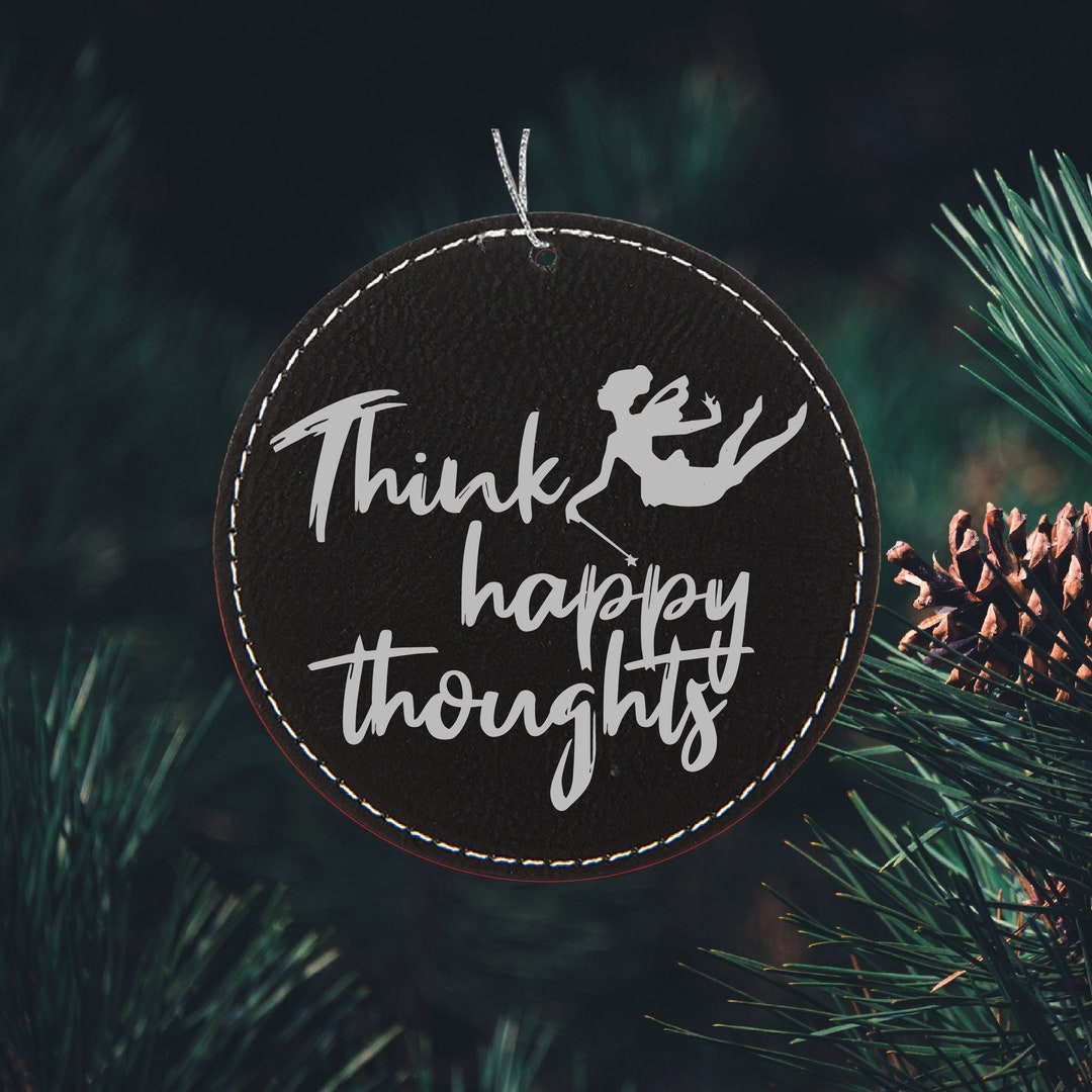 Personalized Tinkerbell Think Happy Thoughts Ornament is Great for ...