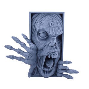 Horror Book Nook Zombie Book Shelf Decor for Bookish Gifts or Halloween ...
