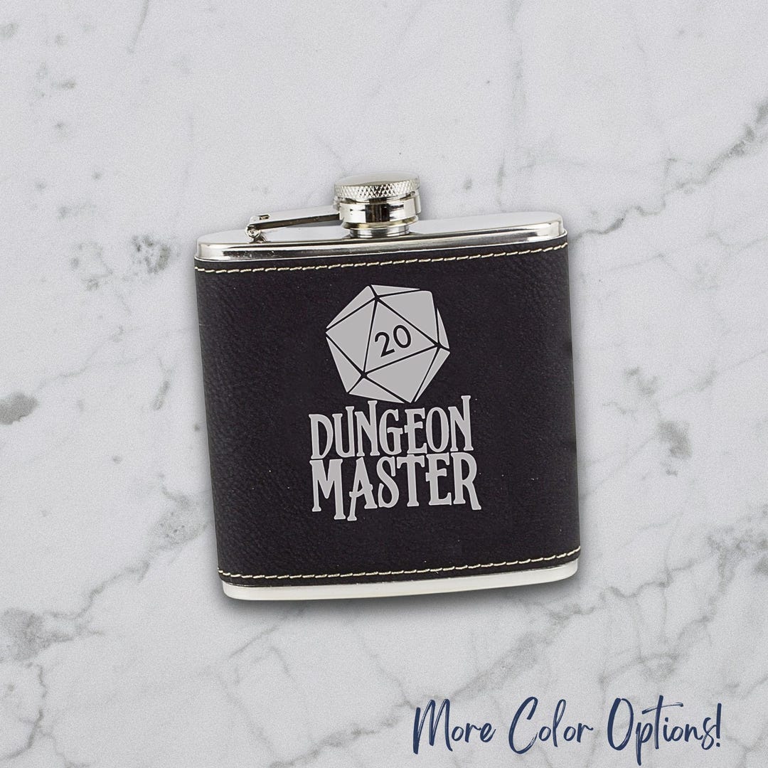 Personalized Dungeon Master Flask for Custom Dnd Gift or Stocking ...