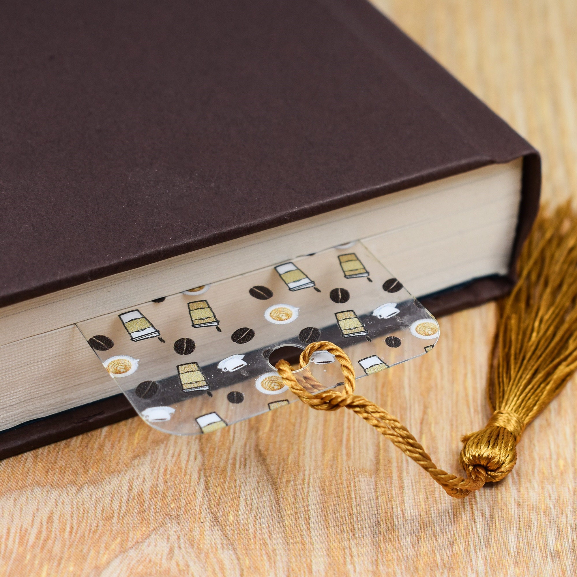 Cute Bookmark With Coffee is Used for Teacher Gifts Basket or Unique ...