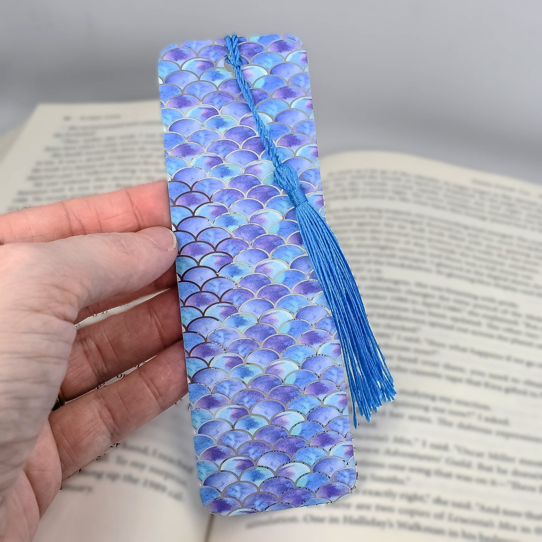 Cute Bookmark With Tassel Mermaid Scales Design is Used for Teacher ...