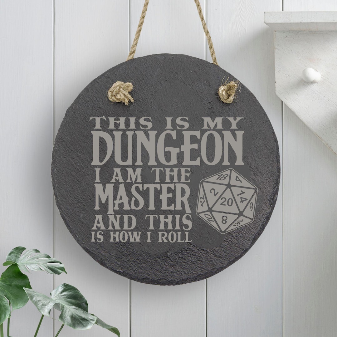 Dungeon Master Gift Dnd Game Room Wall Sign Decor for Dm Dnd Gifts for ...