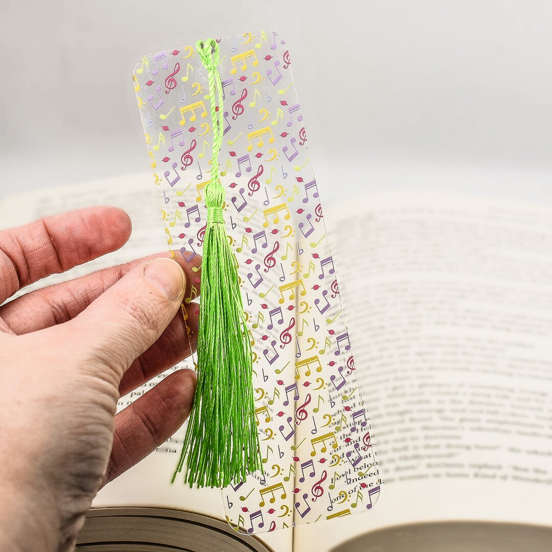 Cute Bookmark With Color Music Notes is Used for Music Teacher Gifts ...