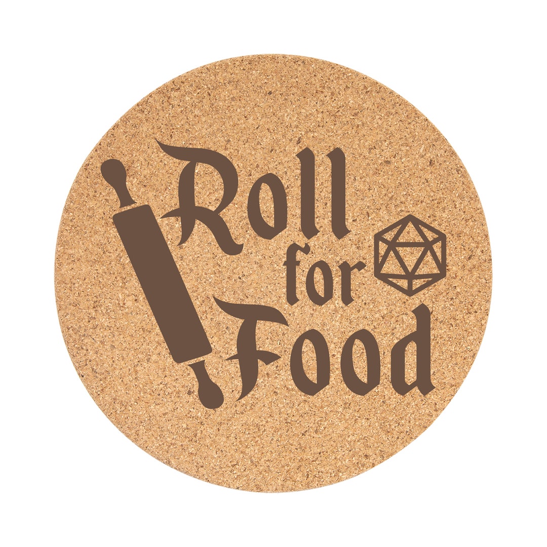 DND Gifts Roll for Food Dungeon and Dragons Funny Trivet for Kitchens ...