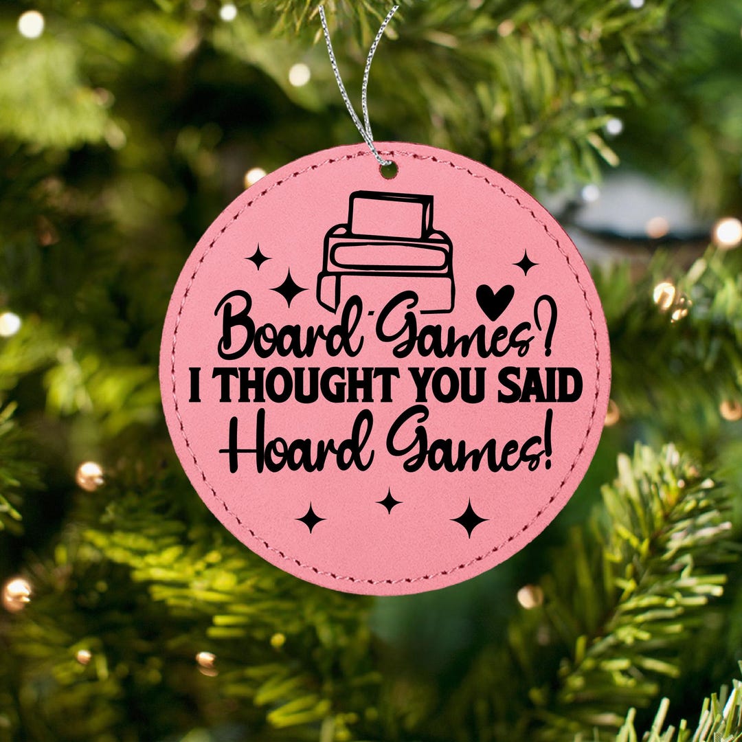 Board Game Lover Ornament for Tabletop Gaming Gifts or Game Room Decor ...