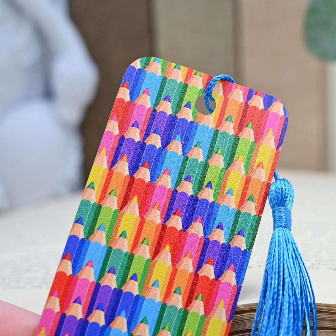 Color Pencil Bookmark for Artist School Supplies Party Favor Stuffer or ...