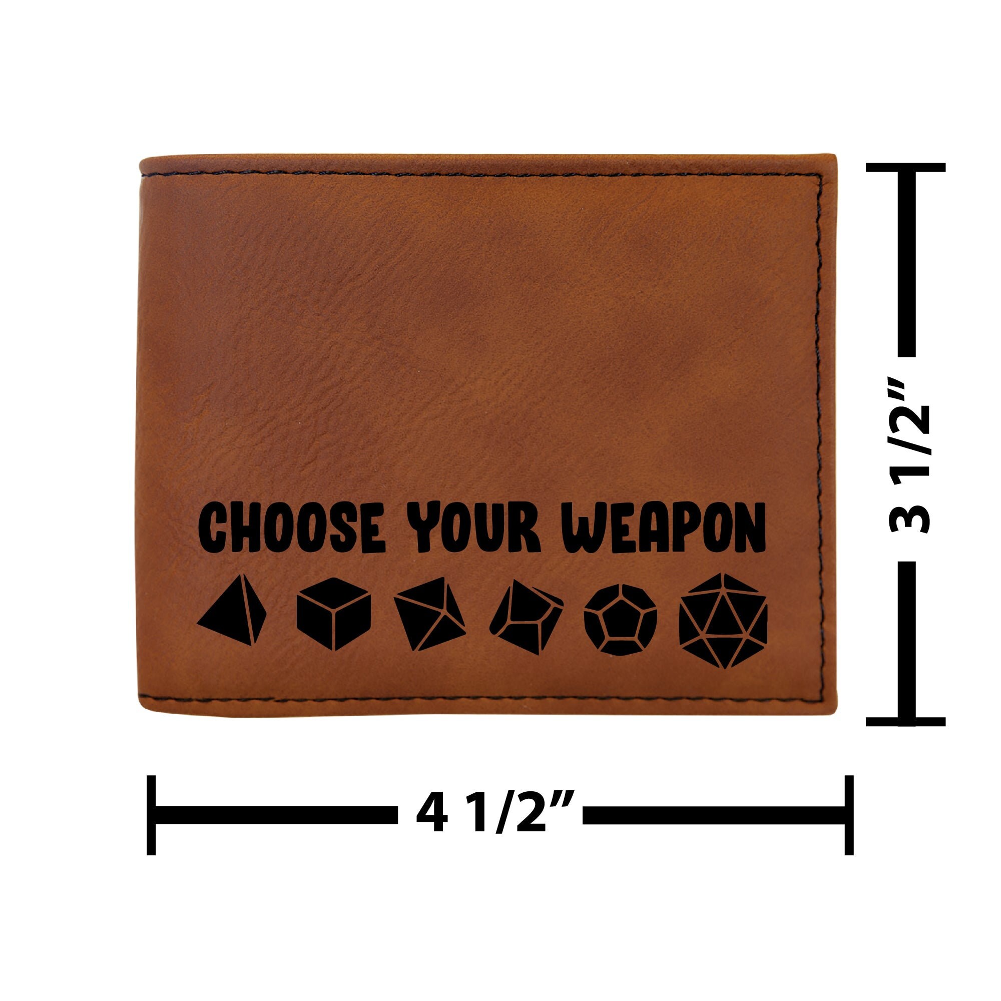 Choose Your Weapon Dice Bifold Wallet Makes a Great Stocking - Etsy