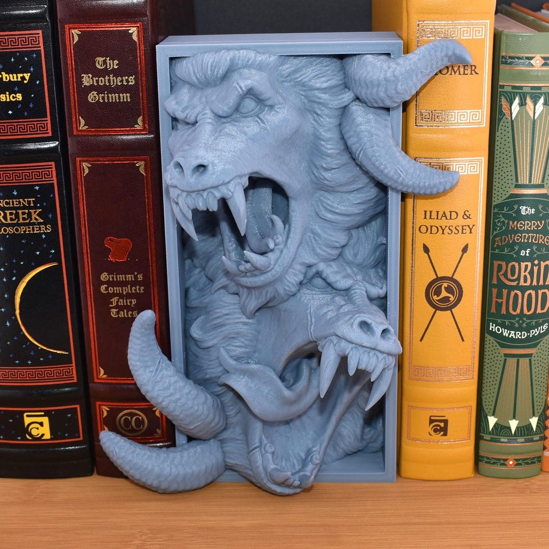 Fantasy Book Book Demogorgon Demon Greeky Mythology Gift for Game Room ...