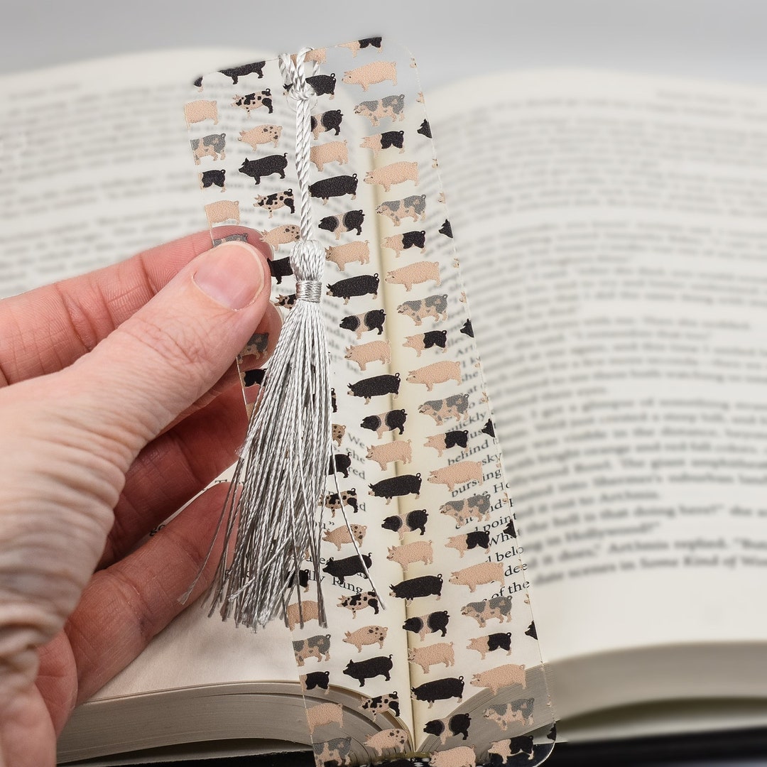 Cute Bookmark With Farm Pigs Design is Used for Farming Gifts Basket or ...
