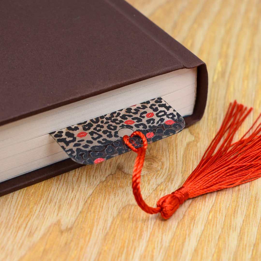 Leopard Kiss Bookmark With Tassel for Reading Book Accessories for ...