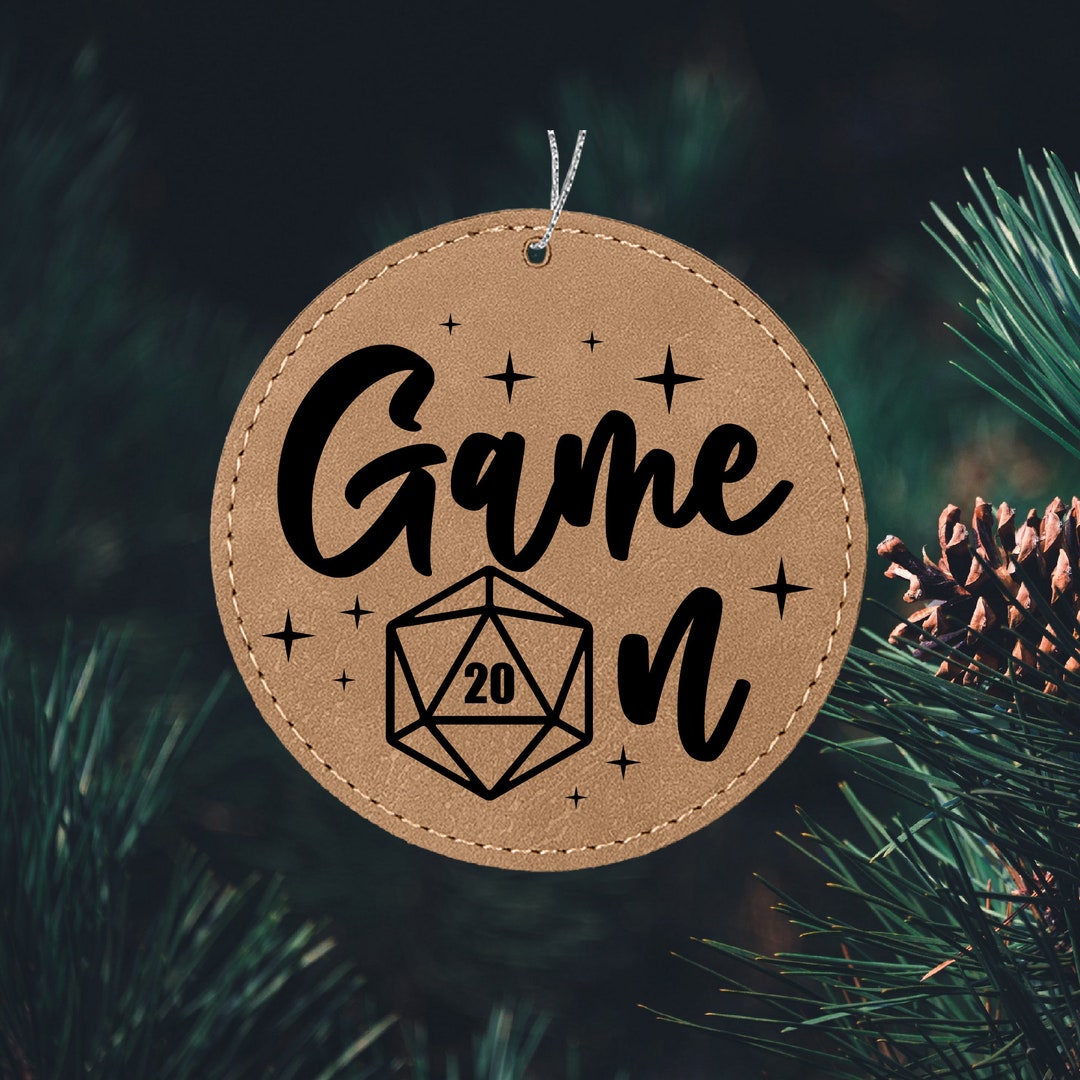DND Ornament Dungeons and Dragons Game on D20 Personalized Ornament for ...