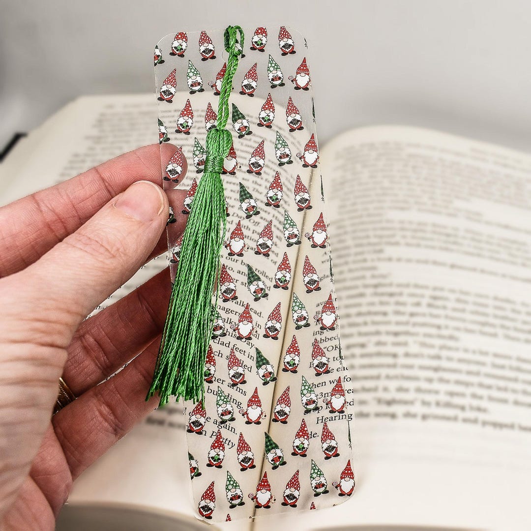Christmas Bookmark Christmas Gnome for Party Favors and Gnome Stocking ...