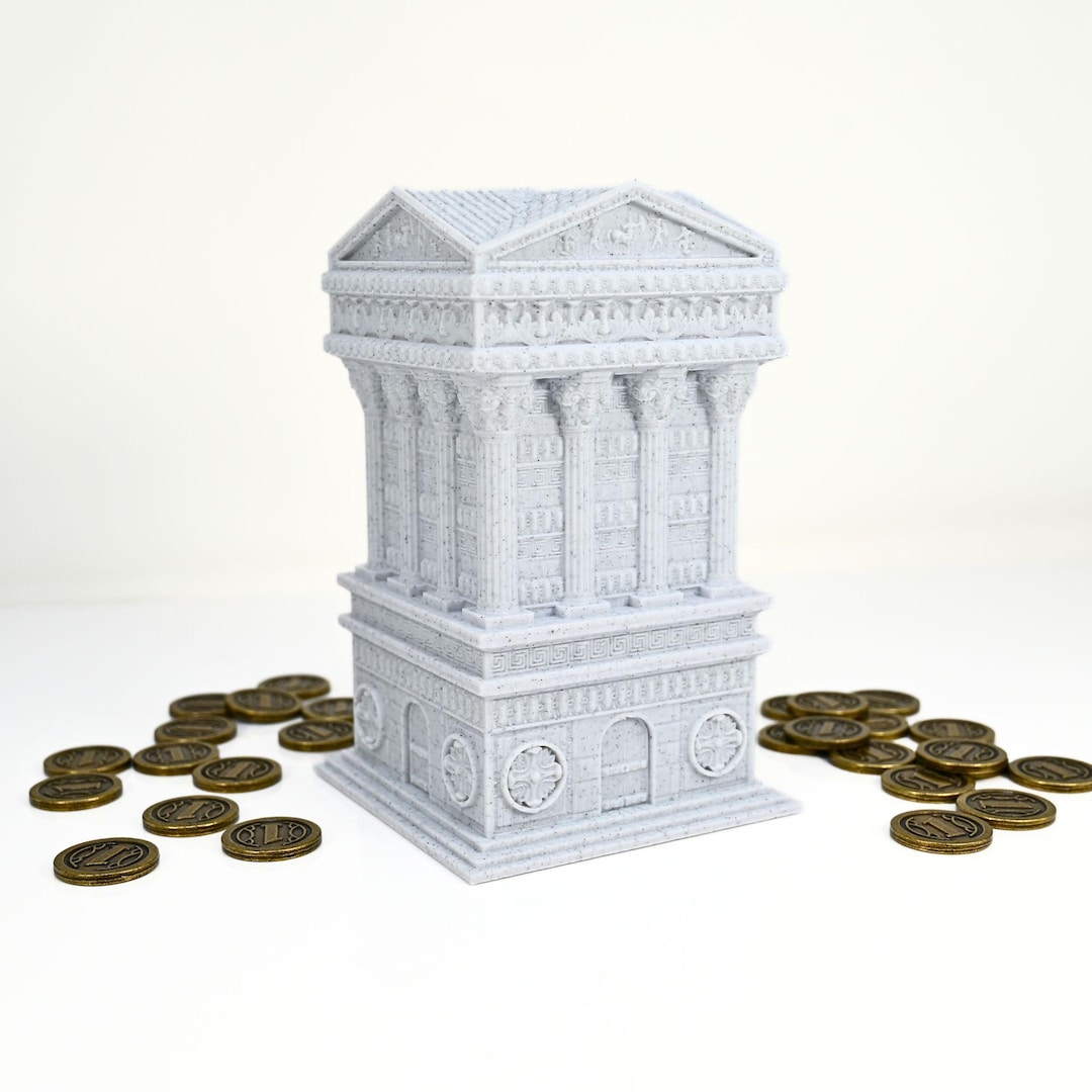Grecian Temple Coin Bank for Bookshelf Decor or Geeky Ancient Greek ...