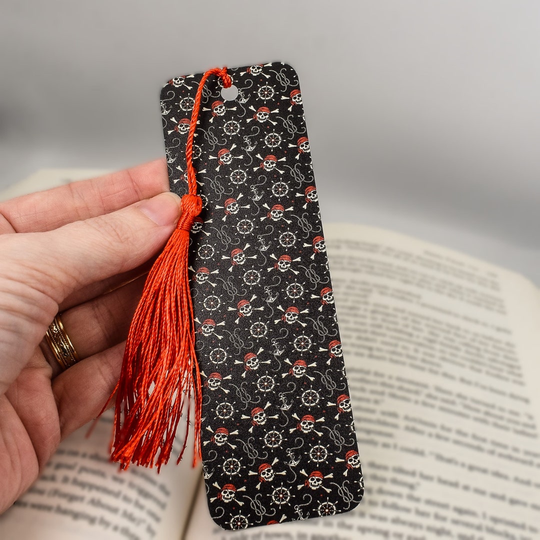 Cool Bookmark for Men With Pirate Design Used for Teacher Gifts Basket ...