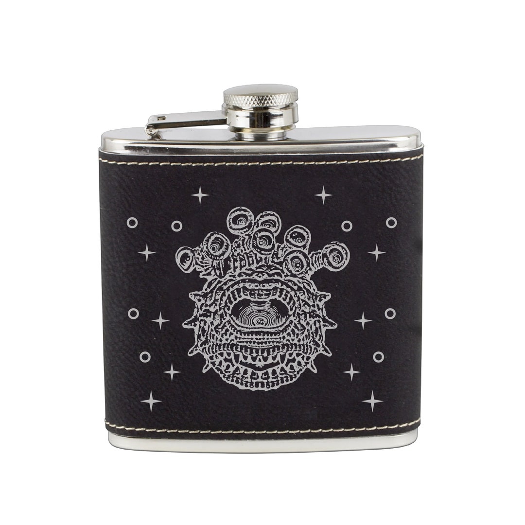 DND Gifts Personalized Flask Eyebeast Monster Flask for - Etsy