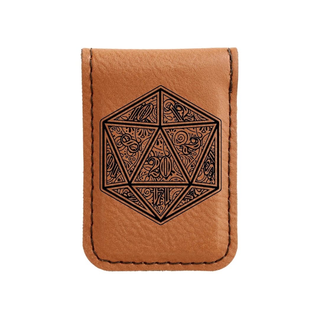 D20 Personalized Fancy D20 D&D Gift Money Clip Makes a Great - Etsy