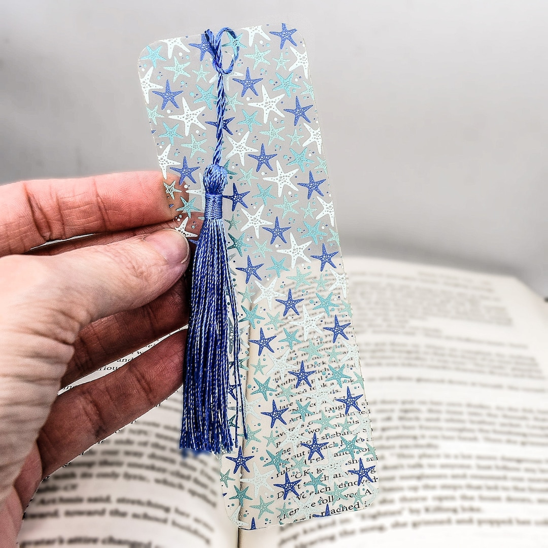 Cute Bookmark With Tassel Starfish Design Used for Teacher Gifts Basket ...