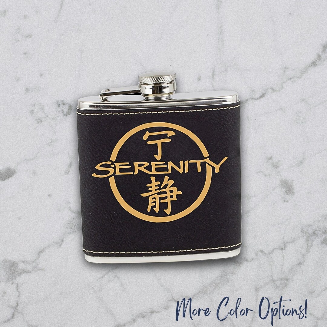 Personalized Flask Serenity Engraved Flask for Firefly Gifts Makes a ...