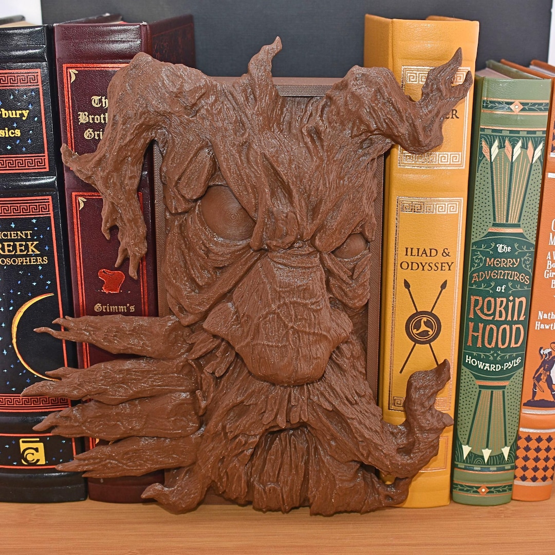 Fantasy Book Nook Treant Forest Creature Book Shelf Decor for Book ...