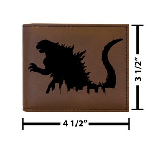 Godzilla Bifold RFID Wallet Makes a Great Stocking Stuffer or Father's ...