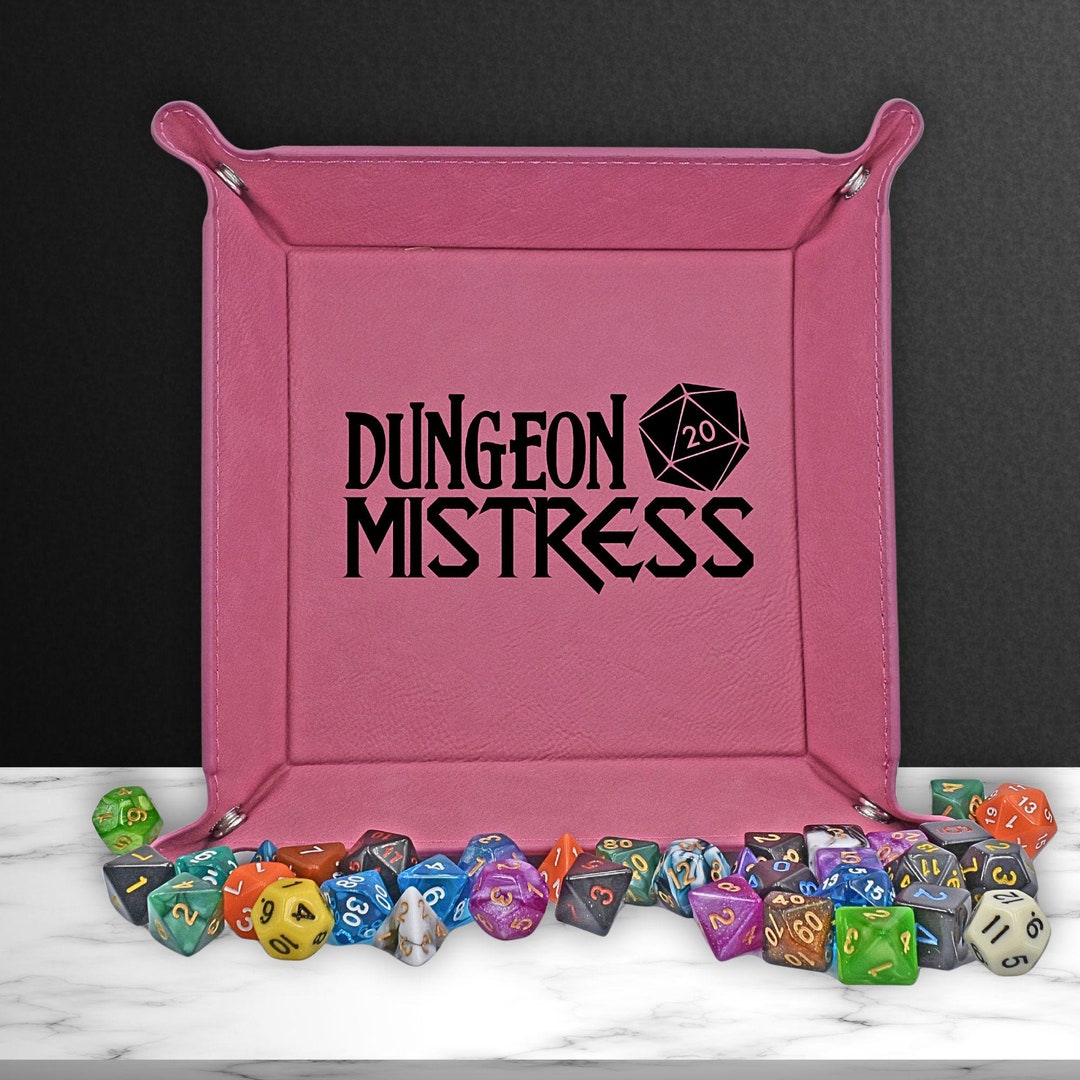 Dnd Rolling Dice Tray Dungeon Mistress for Dungeon Master Gifts and Dnd ...