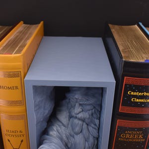 Fantasy Book Nook RPG Wizard Bookshelf Decoration for Dnd Gifts or ...