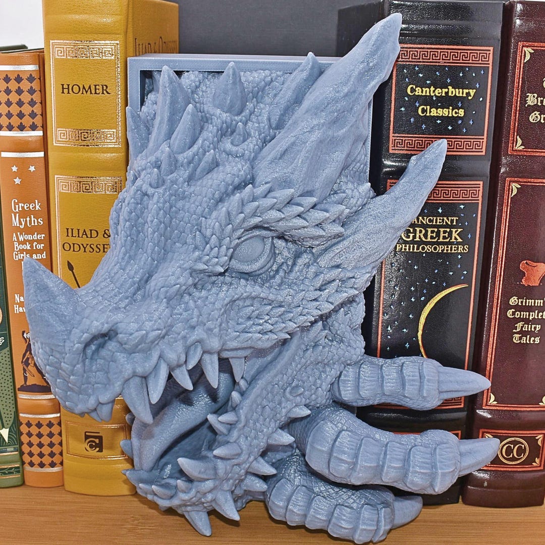 Fantasy Book Nook Dragon Decor for Bookish Dnd Gifts or Library Book ...