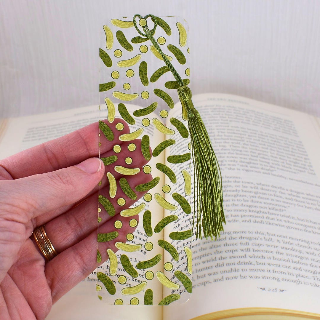 Pickle Bookmark: Funny Food Cooking Stocking Stuffer Bookish Gift or ...