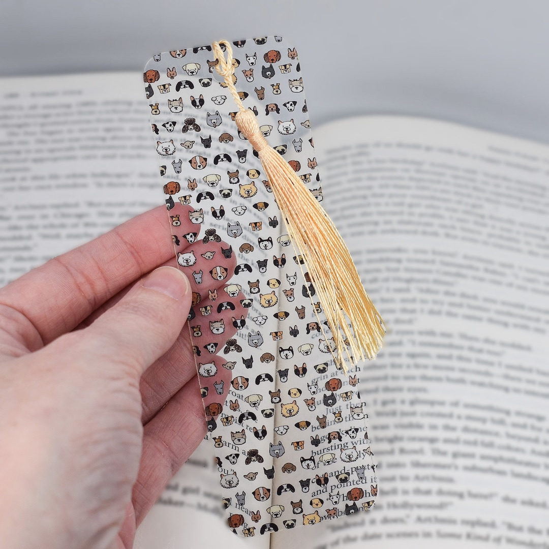 Cute Bookmark With Dog Faces is Used for Teacher Gifts Basket or Unique ...