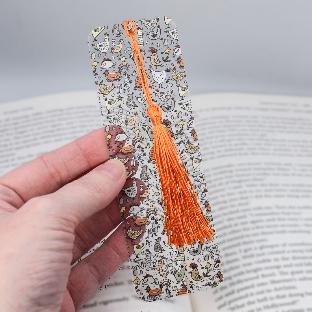 Unique Bookmark With Tassel Cute Chickens Used for Teacher Gifts Basket ...
