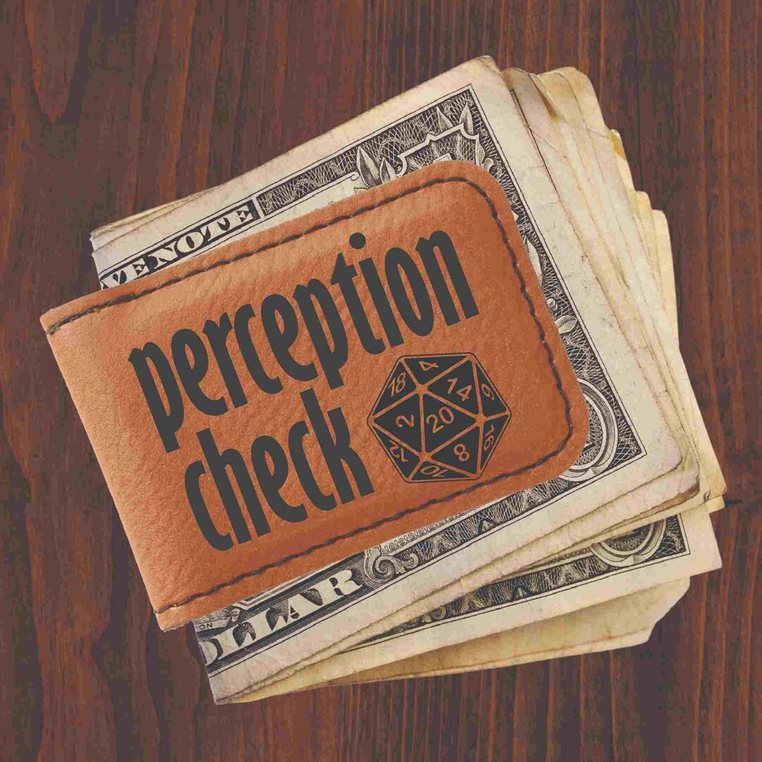 Dnd Money Clip D20 Perception Check for Dnd Player Stocking Stuffers or ...