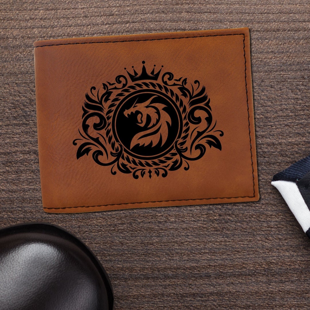 Dragon Emblem Bifold RFID Wallet Makes a Great Stocking Stuffer or ...