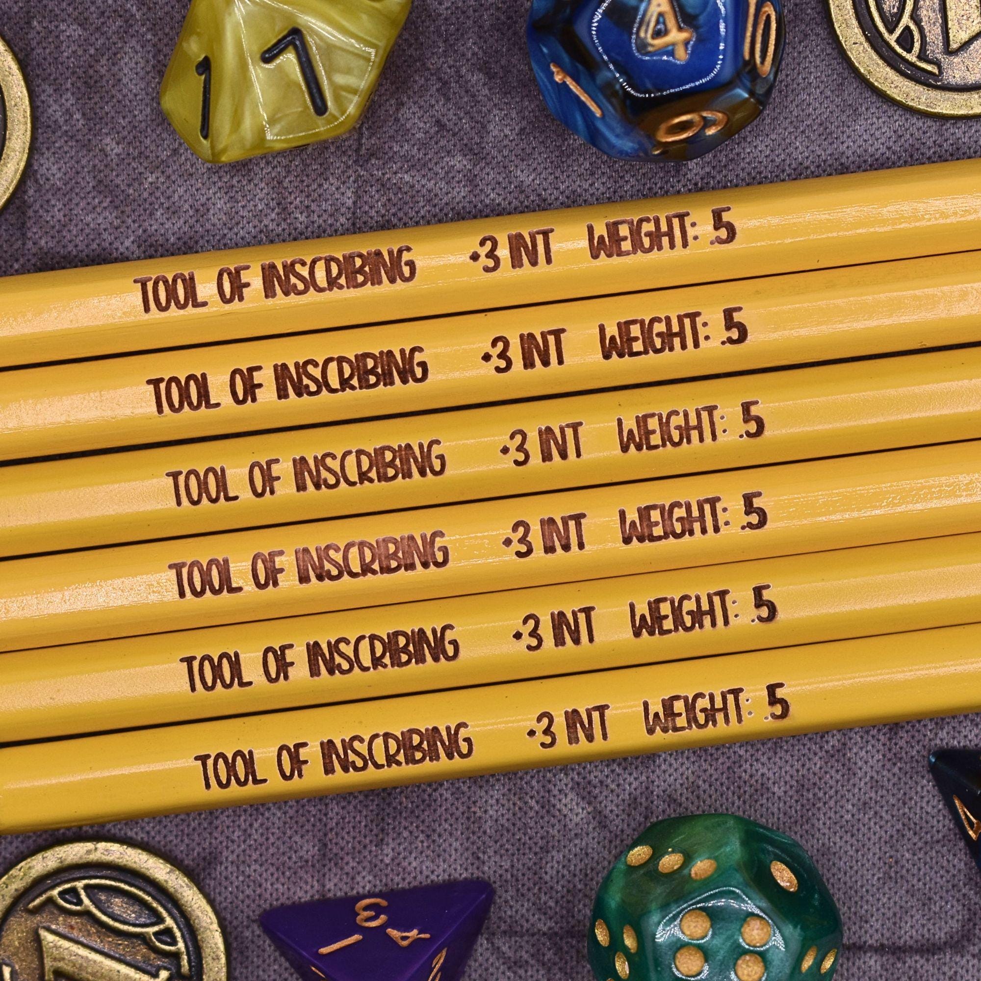 Dnd Player Pencils Tool of Inscribing Pencil Set for Dungeon Master ...
