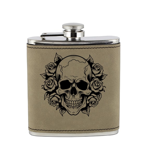 Skull Flask - Etsy