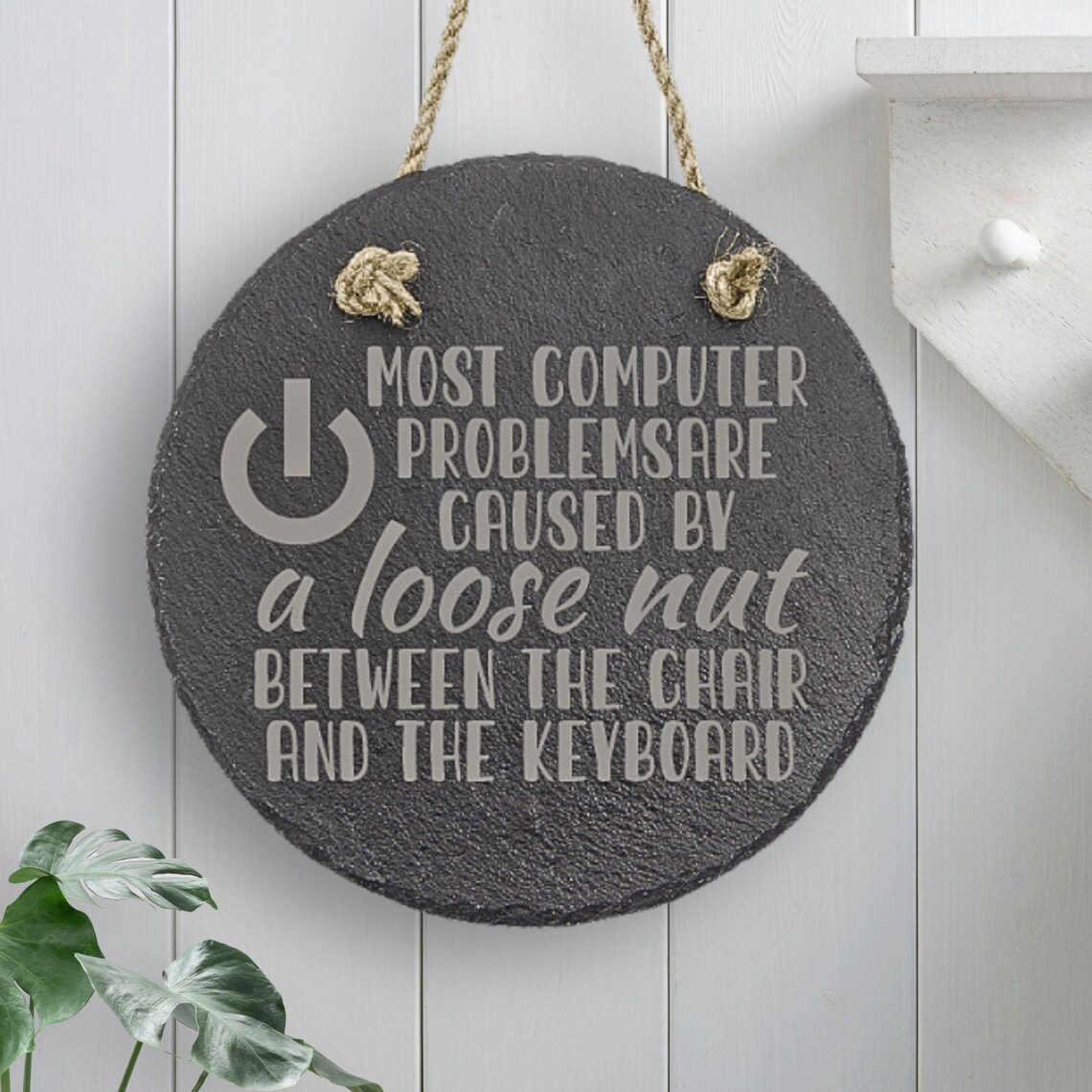Computer Lab Decor Loose Nut Computer Tech Sign for Funny Computer Geek ...