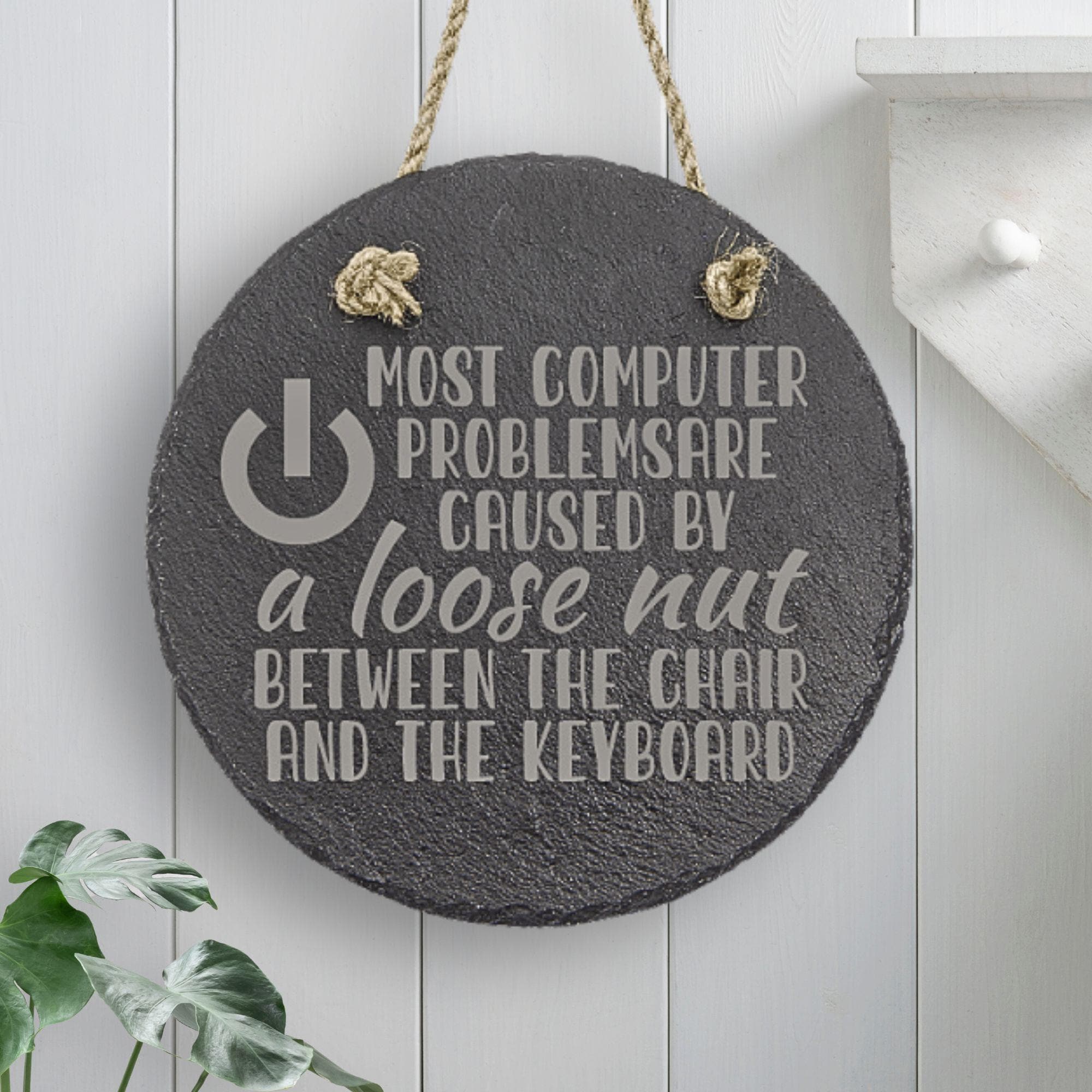 Computer Lab Decor Loose Nut Computer Tech Sign for Funny Computer Geek ...