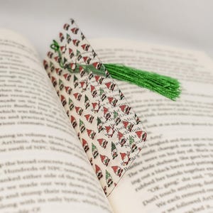 Christmas Bookmark Christmas Gnome for Party Favors and Gnome Stocking ...