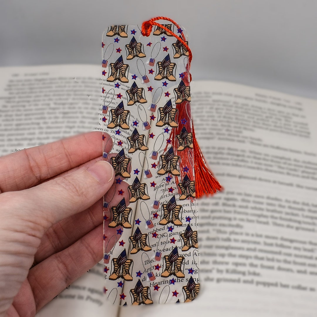 Cool Bookmark With Military Combat Boots is Used for Military Gifts ...