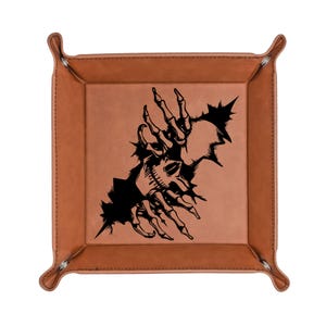 Rolling Dice Tray Skull Catch All Valet for Dice Rolling and Dnd Gifts ...