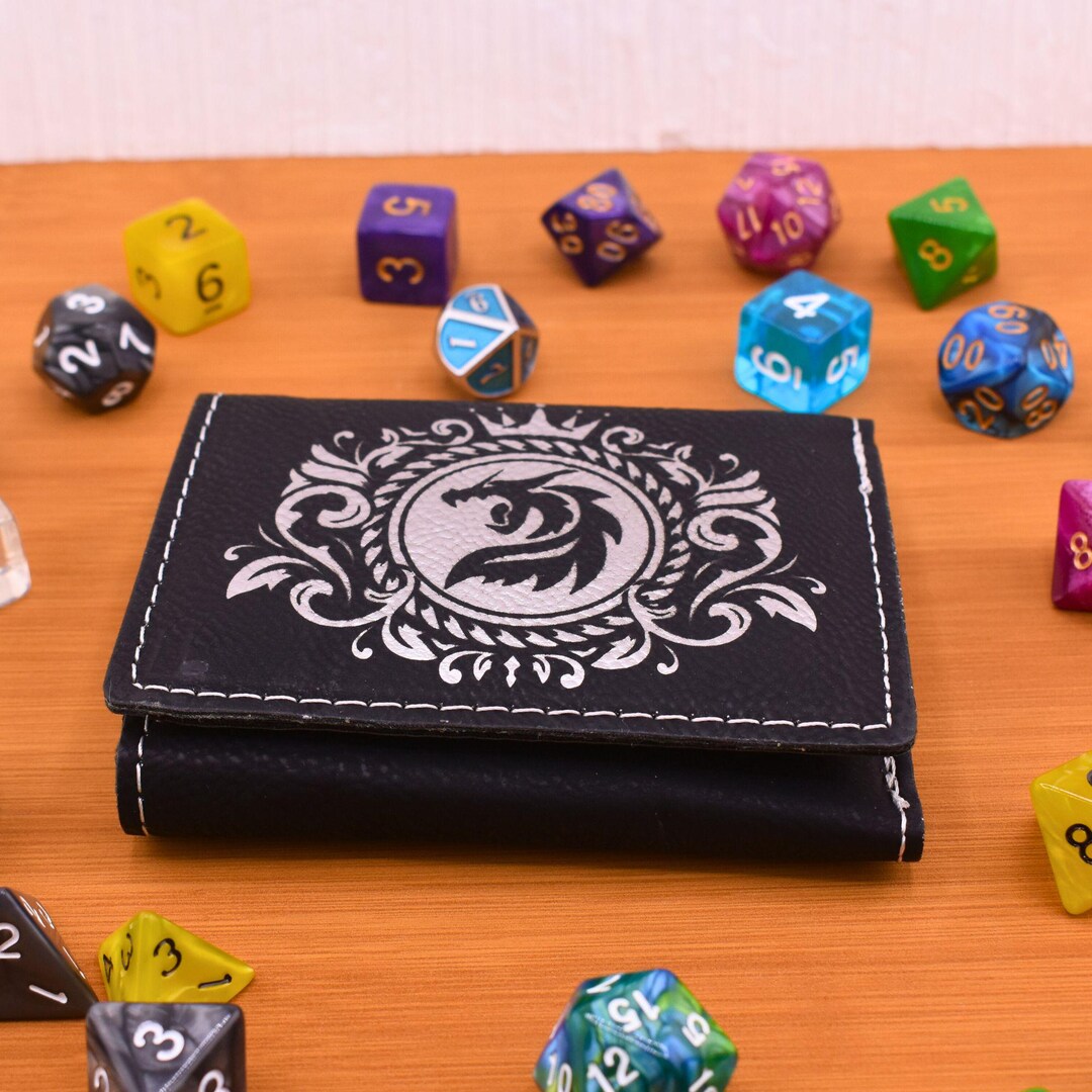 Fantasy Dragon Men's Wallet for Dnd Stocking Stuffer or Personalized ...