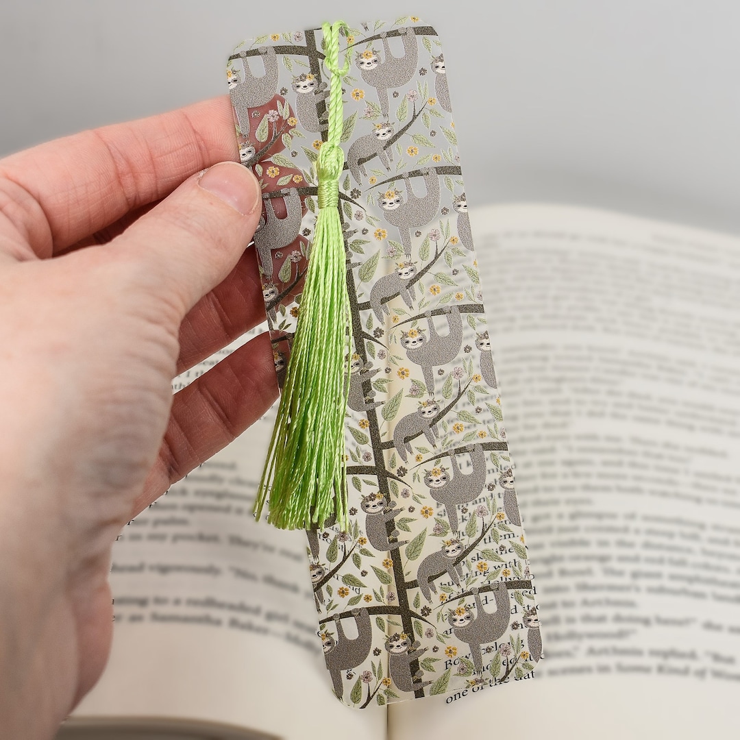 Cute Bookmark With Sloth is Used for Teacher Gifts Basket or Unique ...