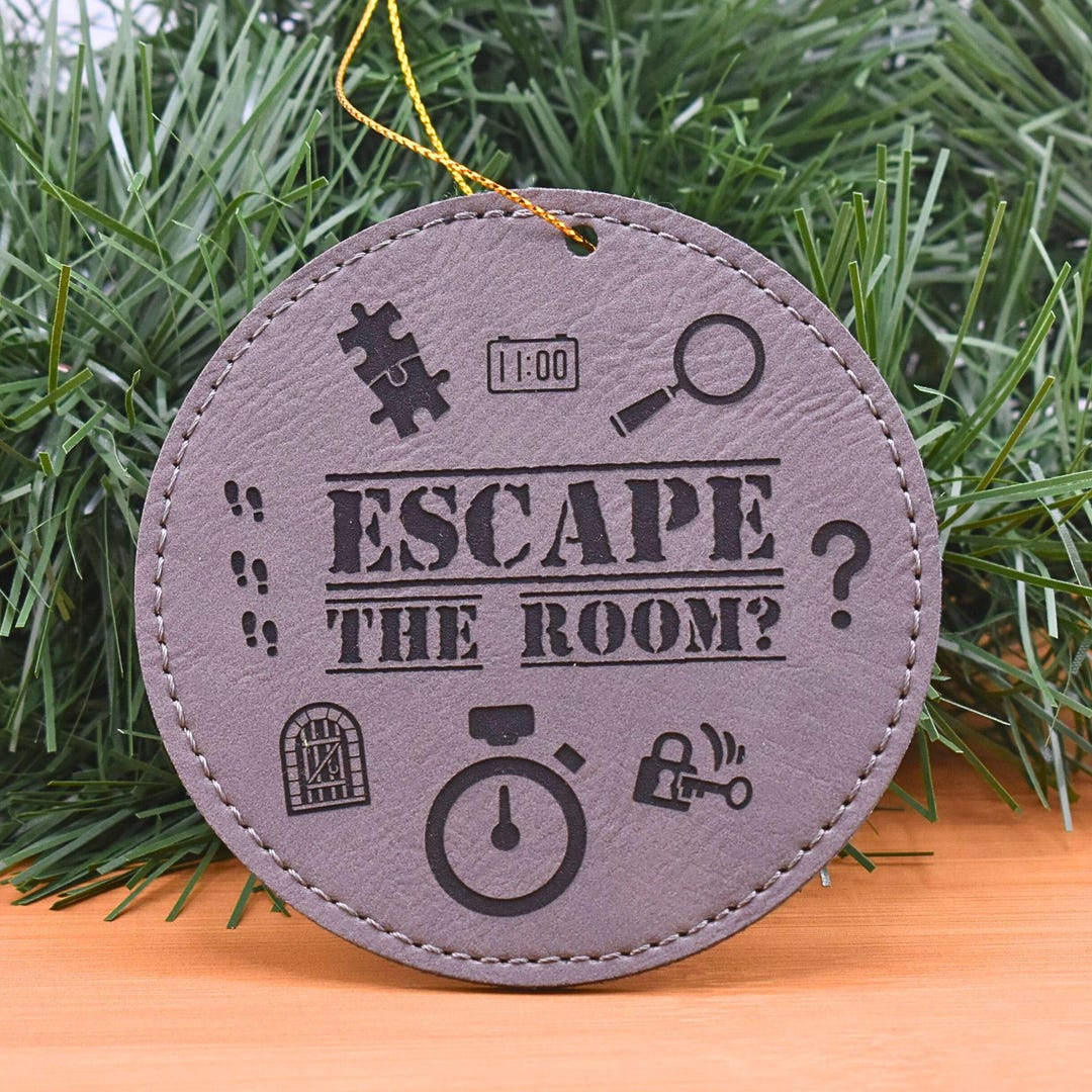 Personalized Escape Room Ornament for Party Favor or Escape Room Gifts ...