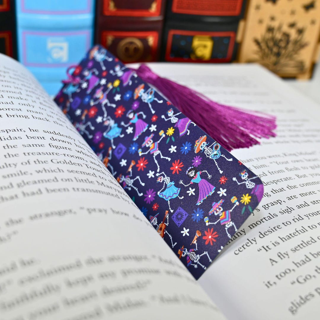 Day of the Dead Skeleton Fiesta Bookmark – Colorful Mexican Calavera ...