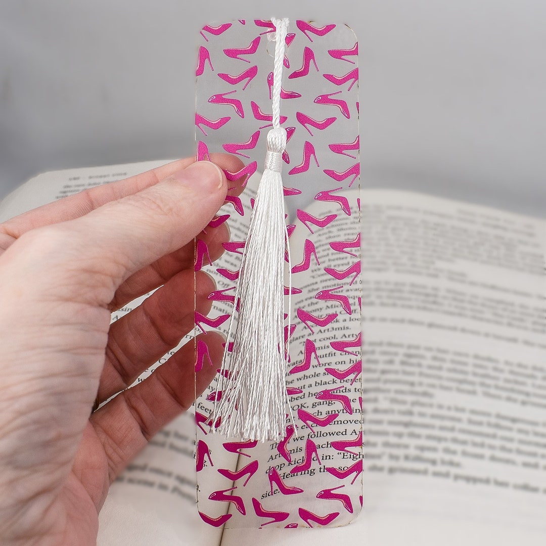 Cute Bookmark With Pink Heels is Used for Teacher Gifts Basket or ...