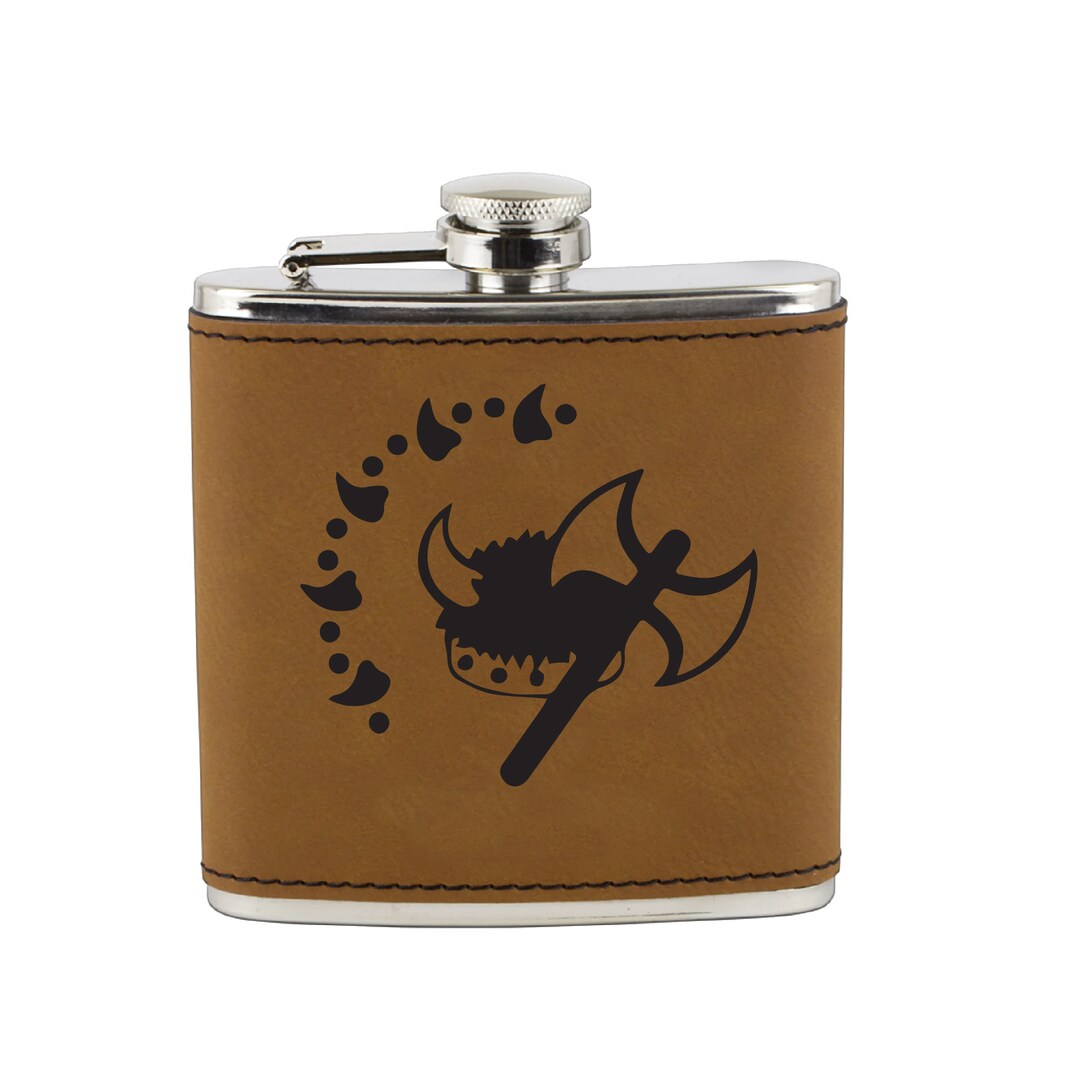 DND Gifts Personalized Flask Barbarian Flask for Dungeons and - Etsy