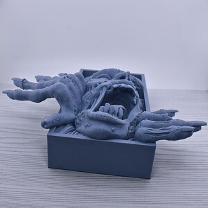 Horror Book Nook Zombie Book Shelf Decor for Bookish Gifts or Halloween ...