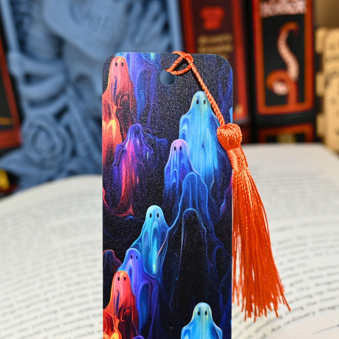 Melting Ghosts Bookmark – Spooky Gothic Halloween Ghost Bookish Gift ...