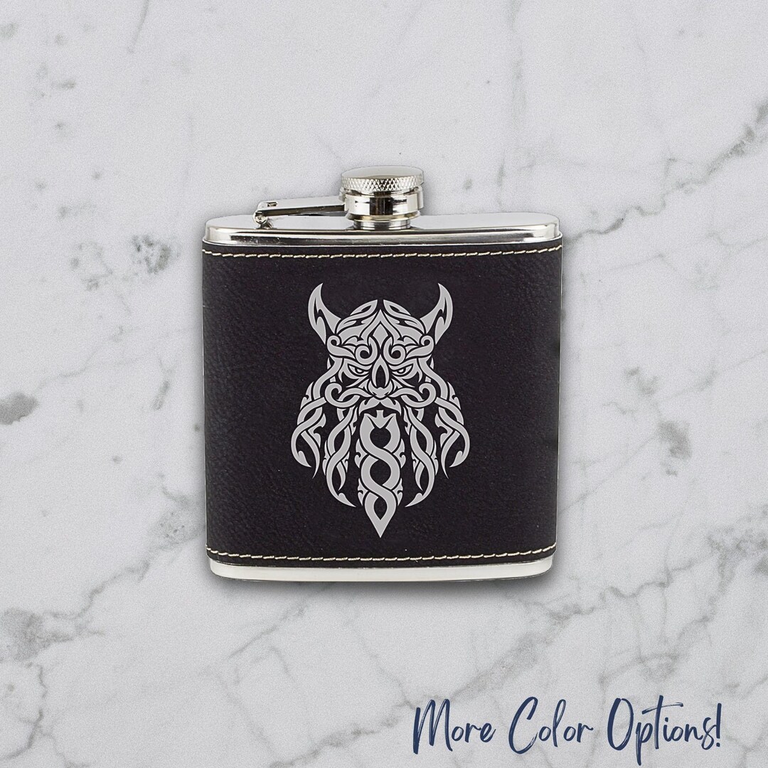 Personalized Dwarf Viking Dnd Flask for Groomsman Gift or Stocking ...